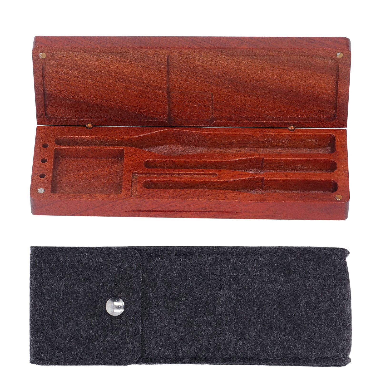 Деревянный кейс для паяльника TS80P