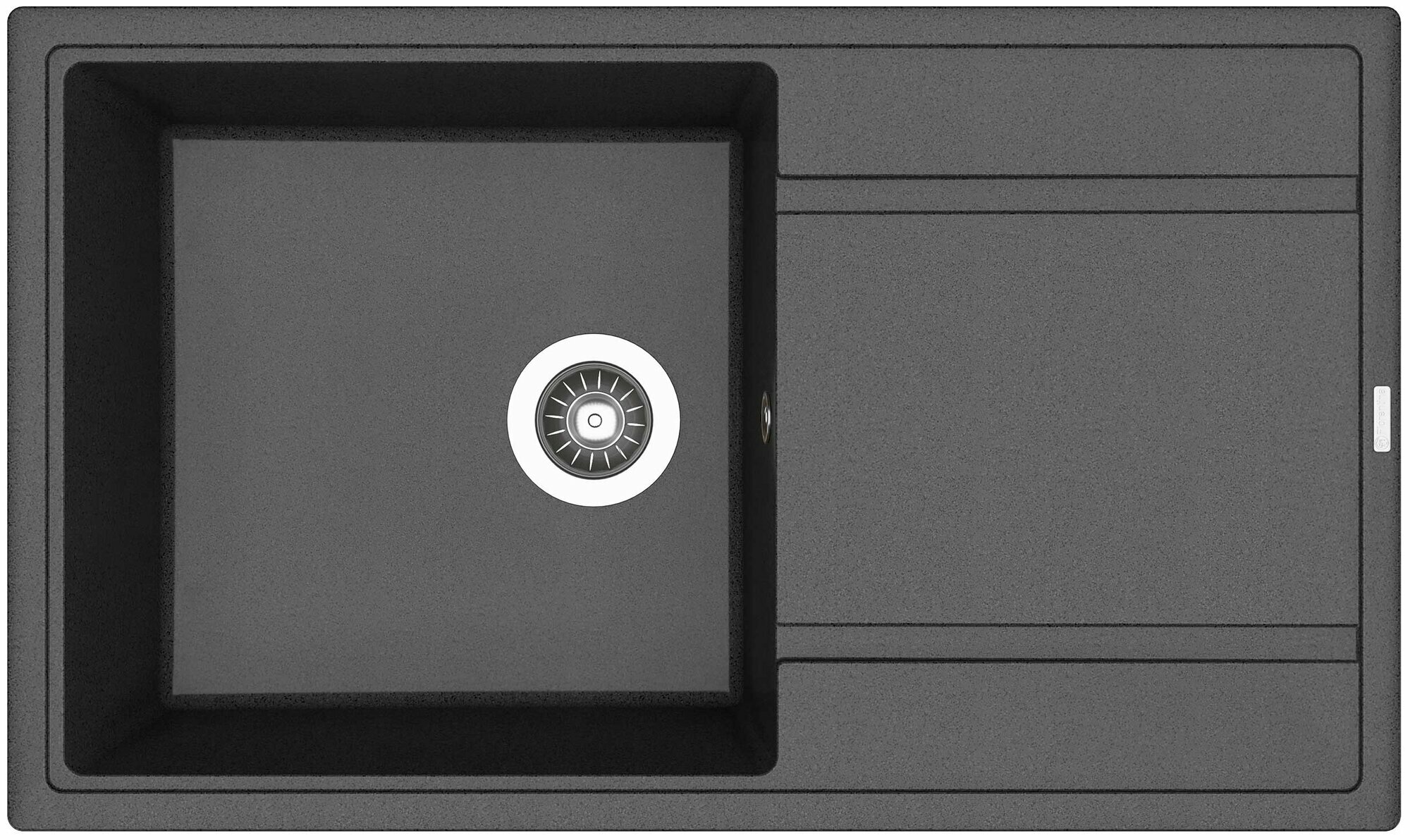 Кухонная мойка Florentina Липси 860 антрацит 20.130. D0860.302