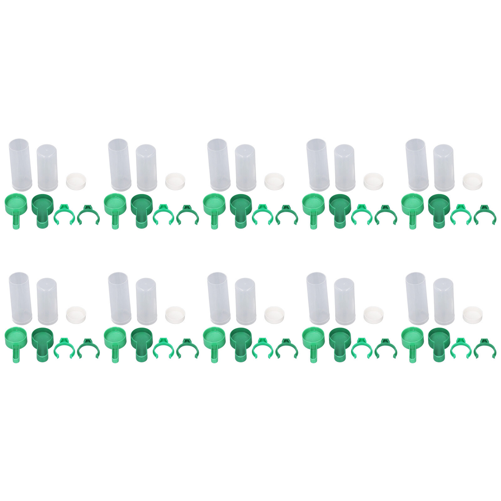 Поилка для птиц: 140 мл и кормушка 150 мл из прочного пластика, предотвращает разливание воды и рассыпание корма, легко чистить - аксессуары для птиц для попугаев, корелл и голубей