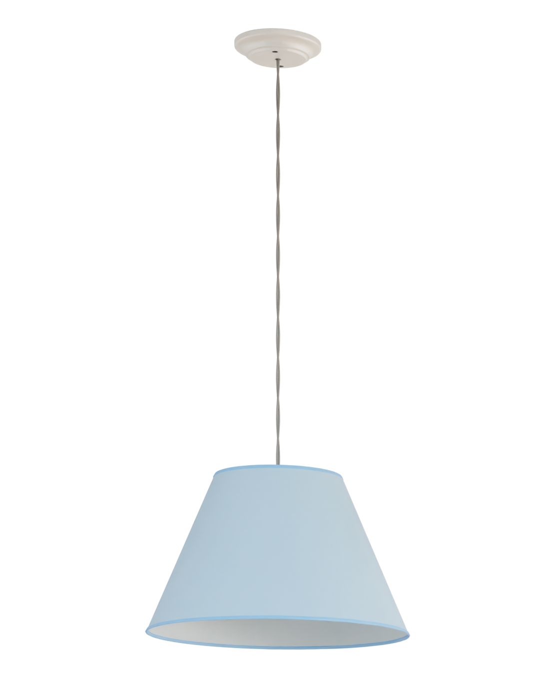Подвесной светильник на 1 лампу 40 см светло-голубой Razsvet RZ-P1-2040-2-51