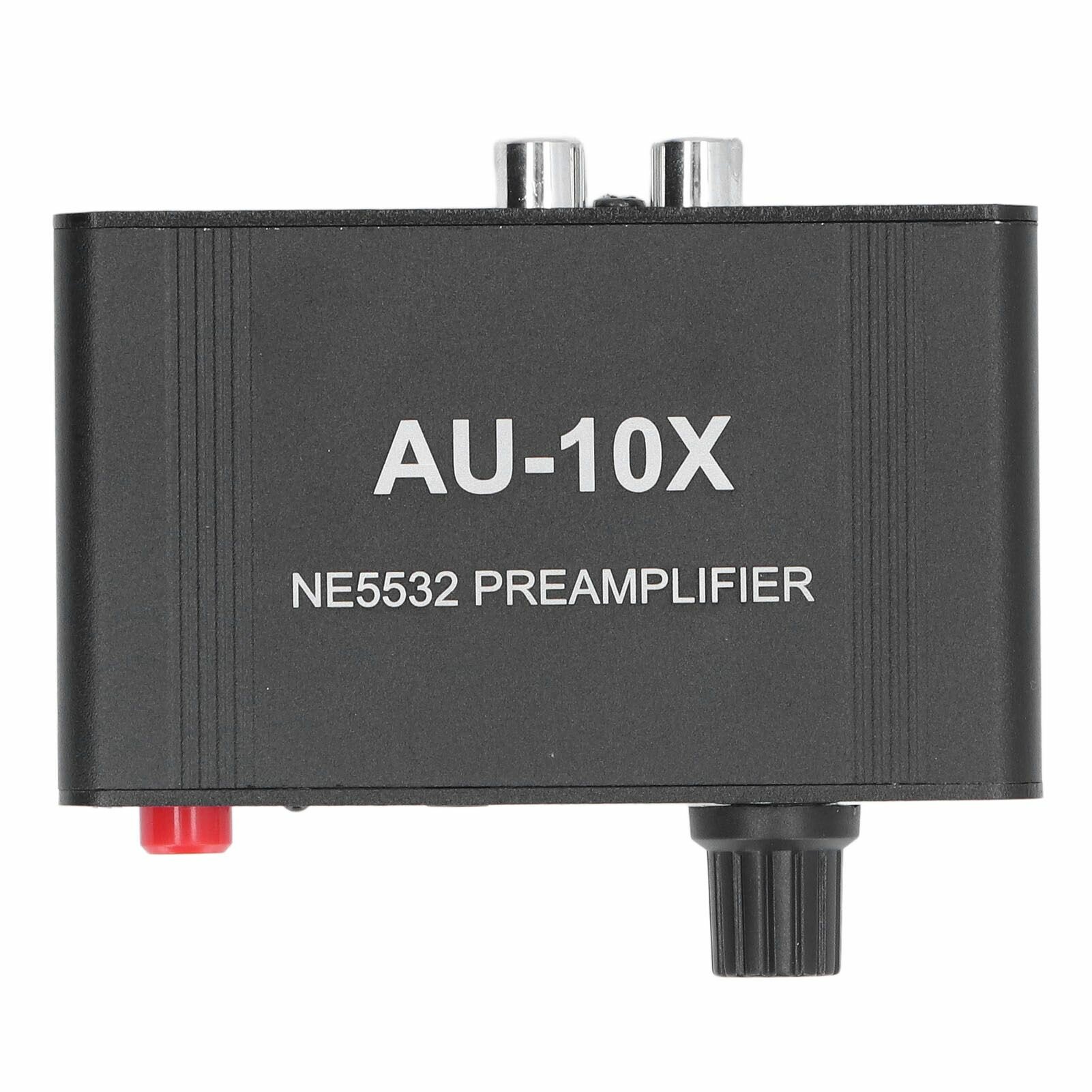 Усилитель для наушников 20 дБ, стерео фоно-предусилитель, 3.5 мм вход, RCA выход