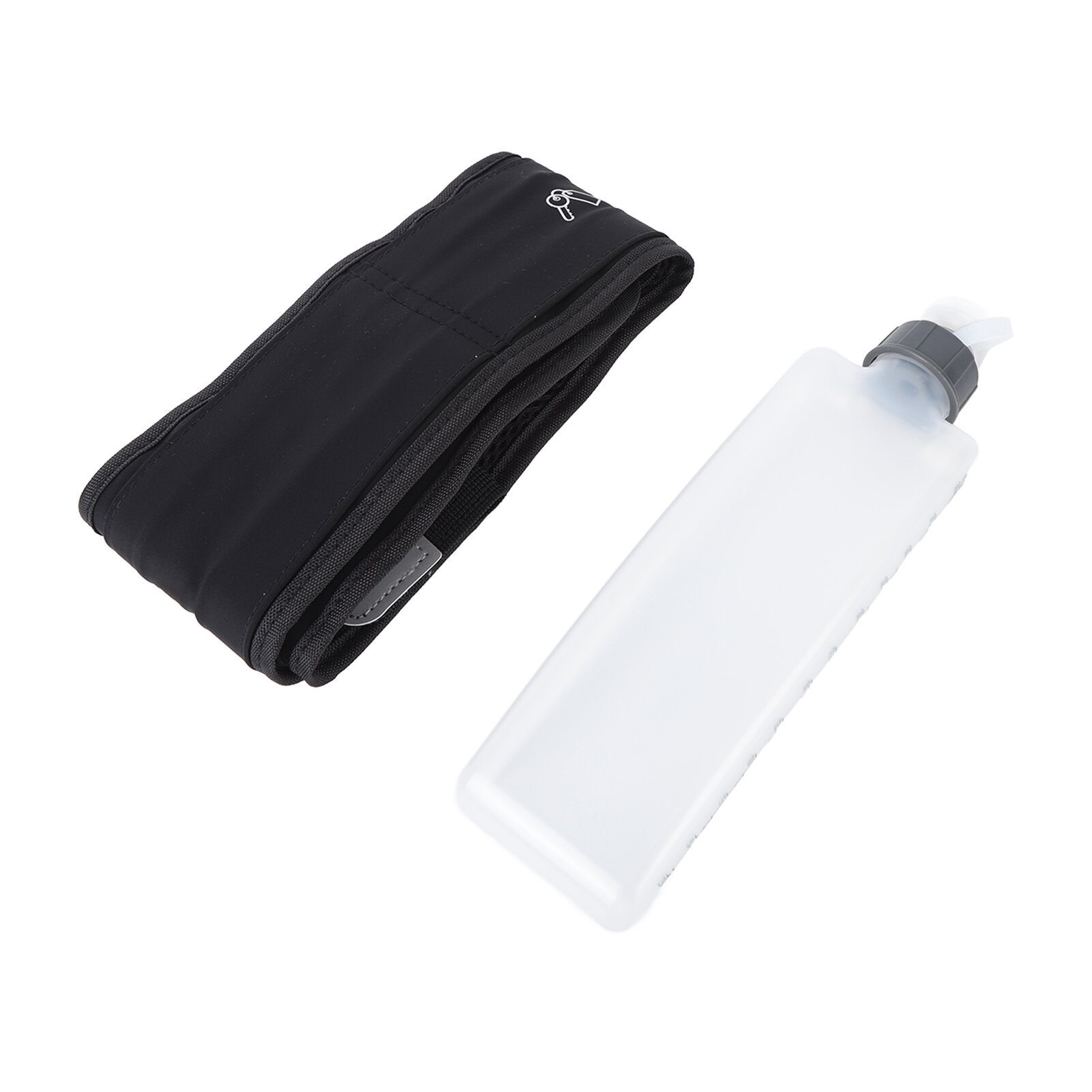 Пояс для бега, регулируемая сумка с несколькими карманами, легкая тонкая дышащая портативная спортивная поясная сумка с бутылкой воды емкостью 300 мл