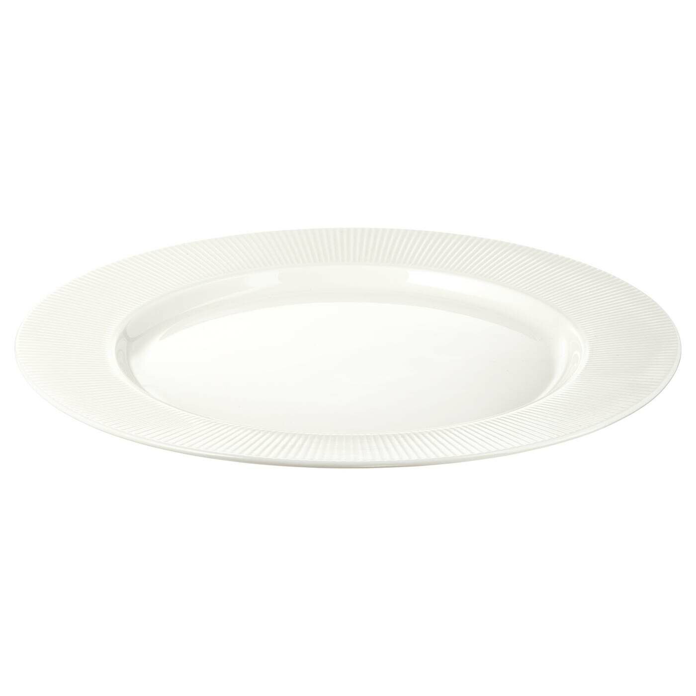 OFANTLIGT Тарелка икеа, белый 28 см (40362424)