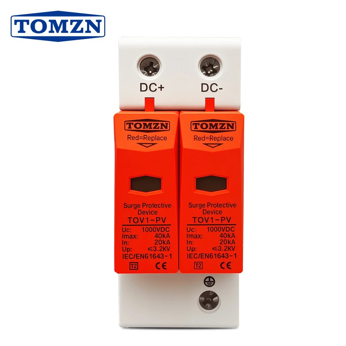 Защитник от перенапряжения TOMZN DC SPD 1000В 20-40кА 500V