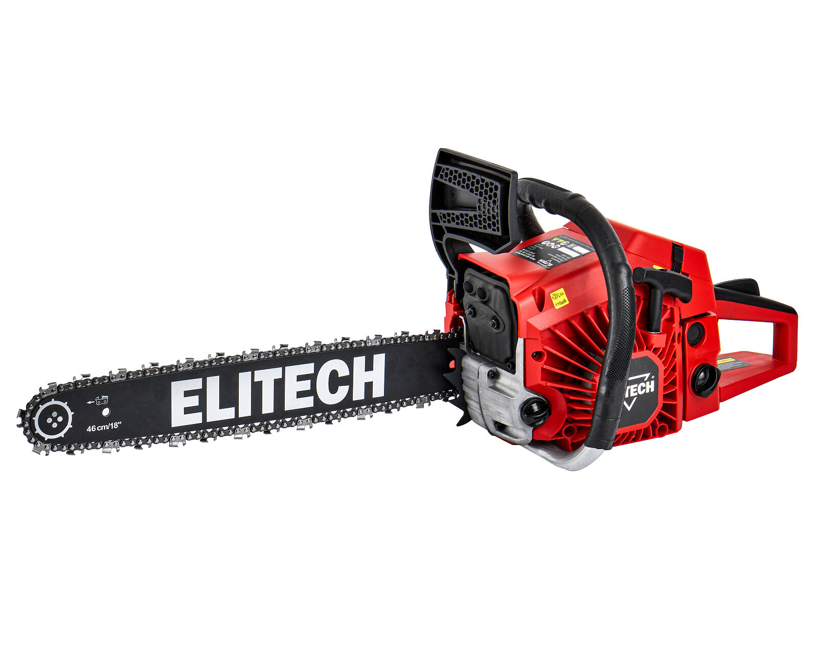 Пила цепная бензиновая ELITECH ПБ 452 2кВт, 18" .325" 1,5 72