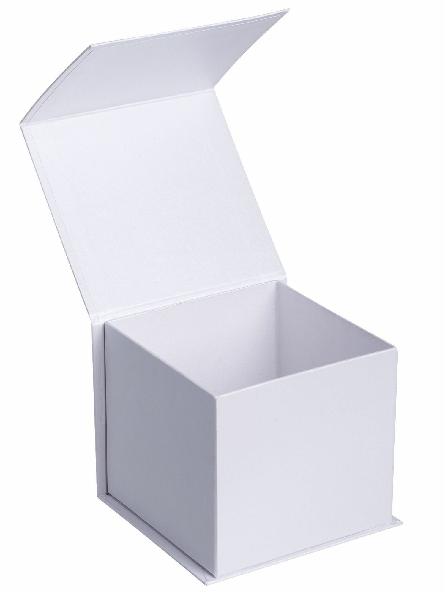 Коробка подарочная для хранения картон, упаковка подарка на магните 13,5х12,5х11,5, Alian, белая
