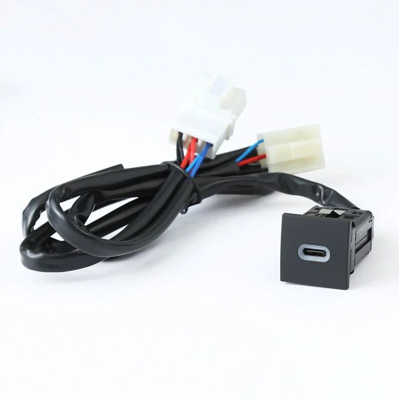 Автомобильное USB-зарядное устройство PD, адаптер для быстрой зарядки, кнопка автоматической зарядки телефона, подходит для VW Golf 6 Jetta 5 MK5 Scirocco 06-12
