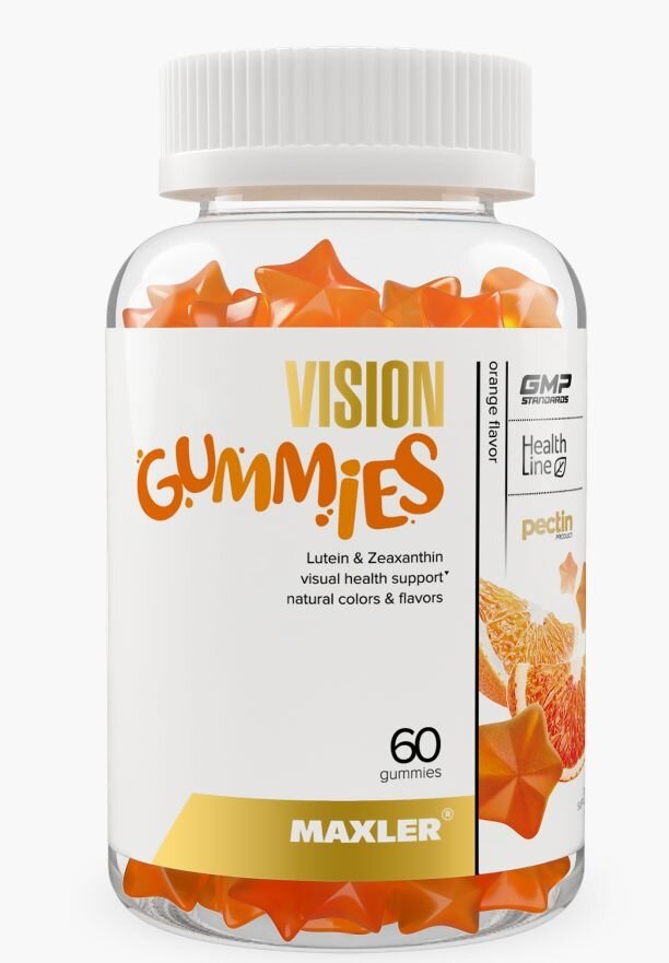 Лютеин и зеаксантин для детей Vision Gummies 60 жев. табл (Maxler) Апельсин