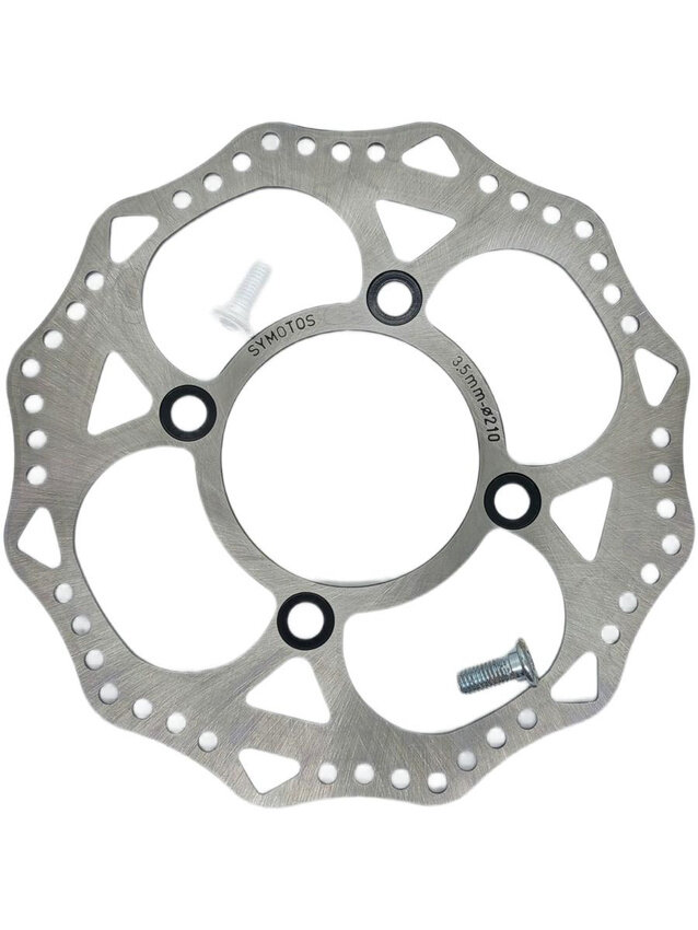 Диск тормозной 210мм (4х100) для питбайков 110-160cc