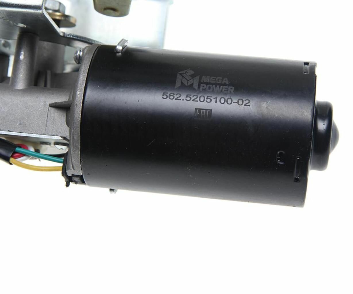 Мотор стеклоочистителя левый 12V для ПАЗ-3205 арт 37019012 MEGAPOWER AUTOMOTIVE