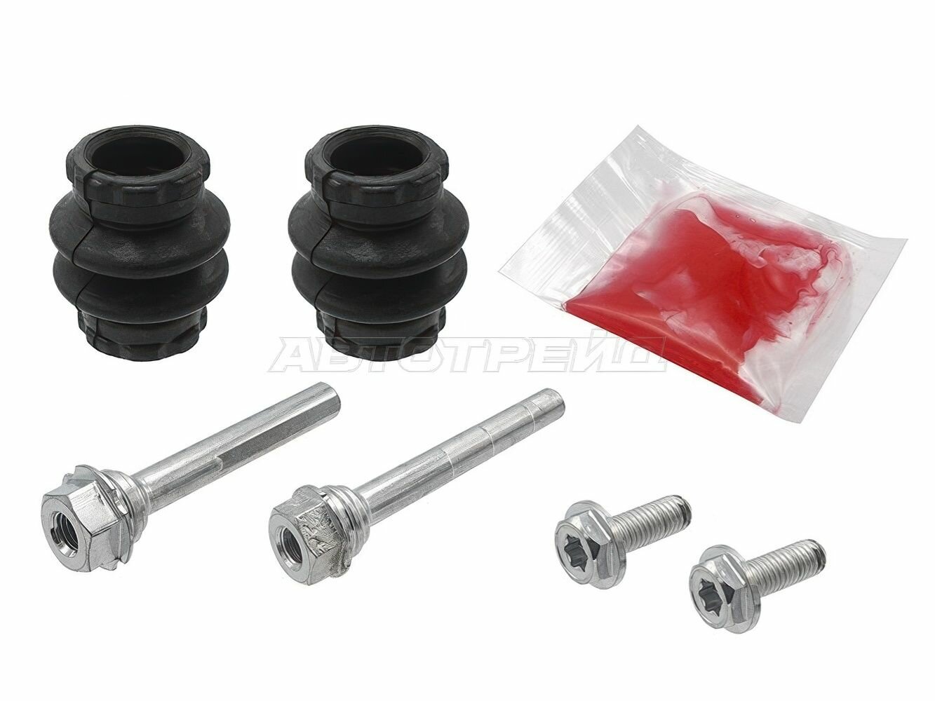 Ремкомплект направляющих суппорта заднего для Рено Логан, Шкода Октавия, Фольксваген Пассат, Поло арт ST7701206347 SAT