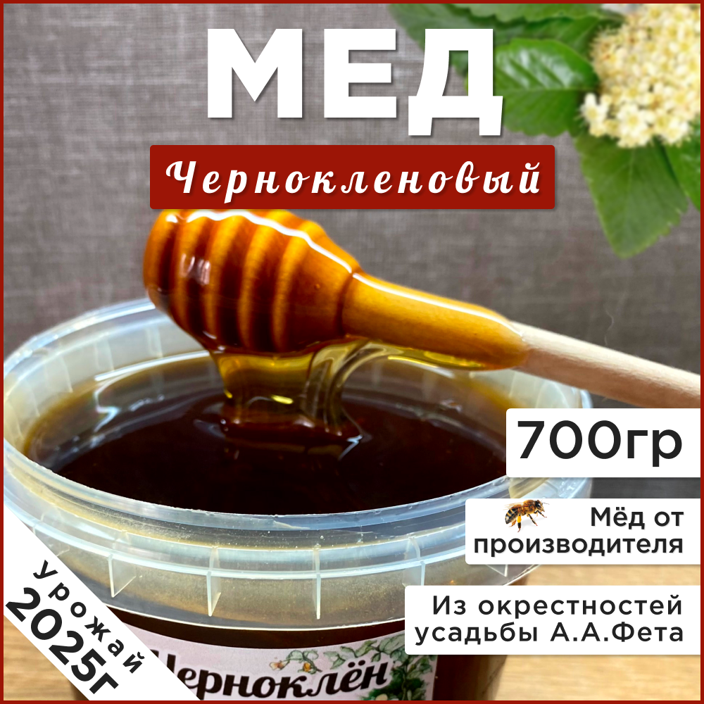 Мед черноклен 700 грамм 2025 г