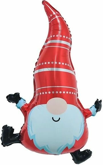 Шар воздушный Falali фигура, новогодний гном, 31' 79 см