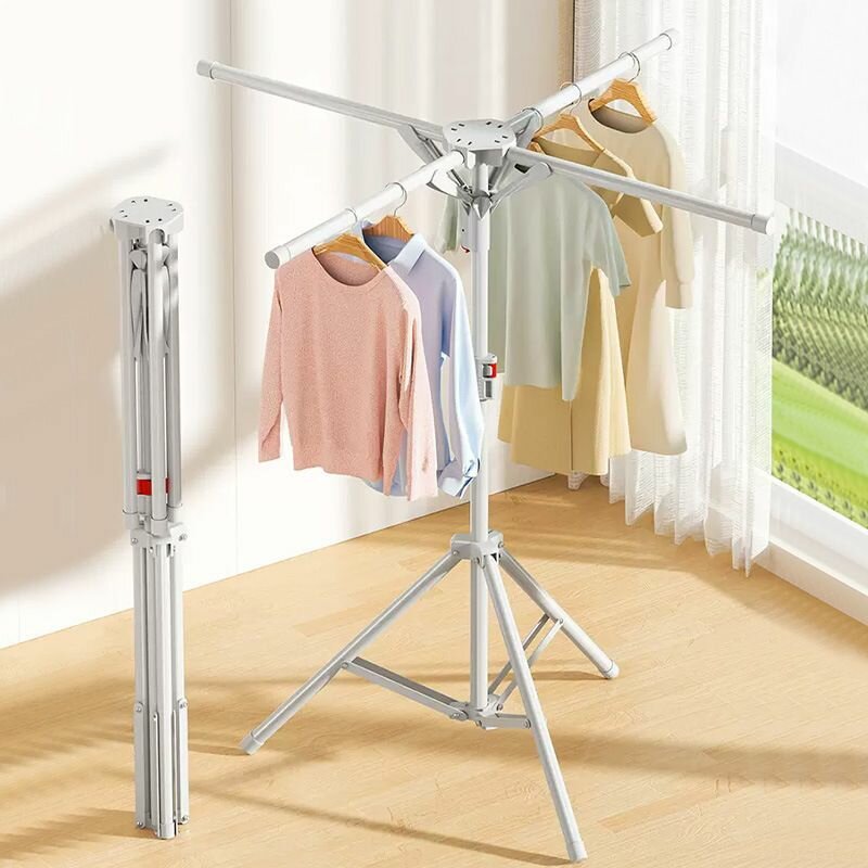 Складная сушильная стойка, простая и выдвижная, бесплатная установка сушильной стойки.