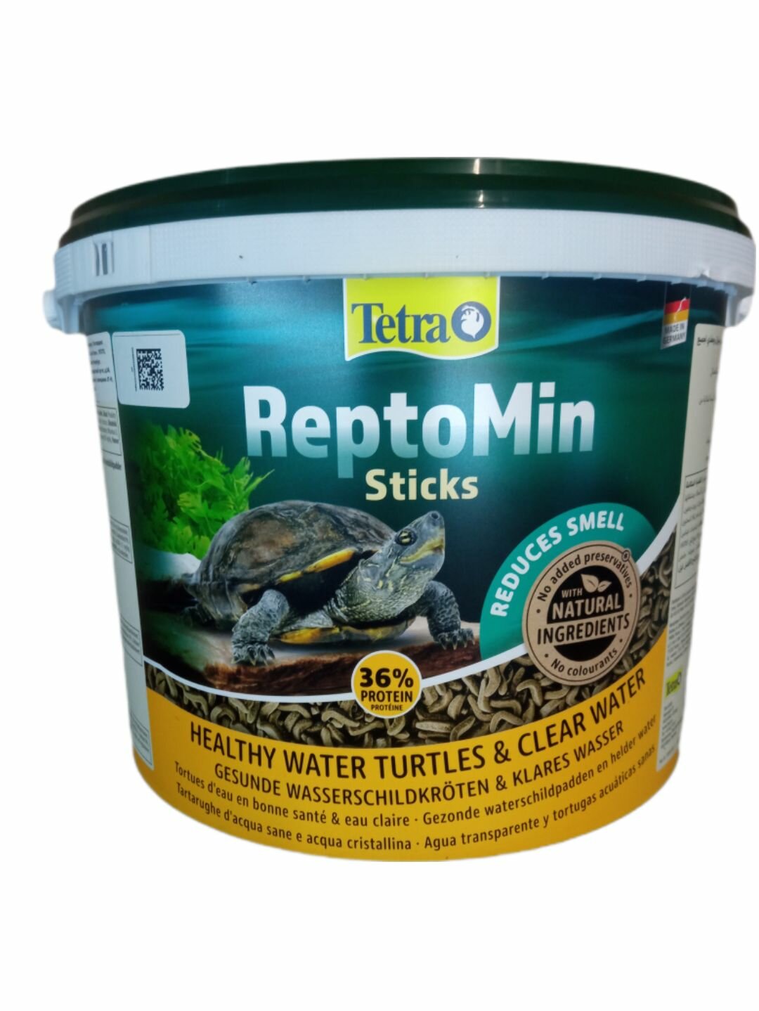 Основной корм для черепах в виде палочек TetraReptoMin 10л