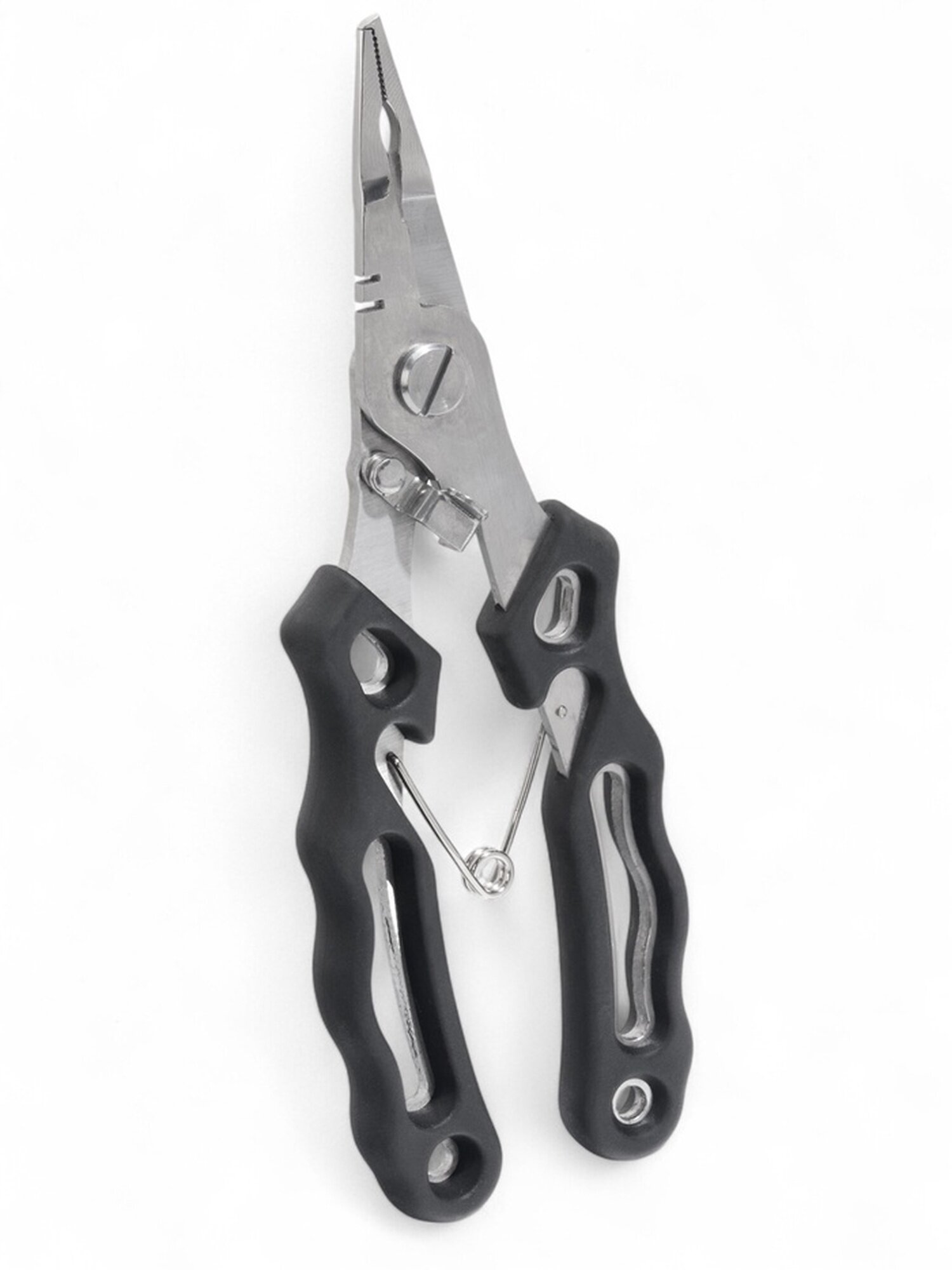 Мультитул Сима-ленд, 3 в 1, рыболовный, сталь, пластик, черный, 16 см