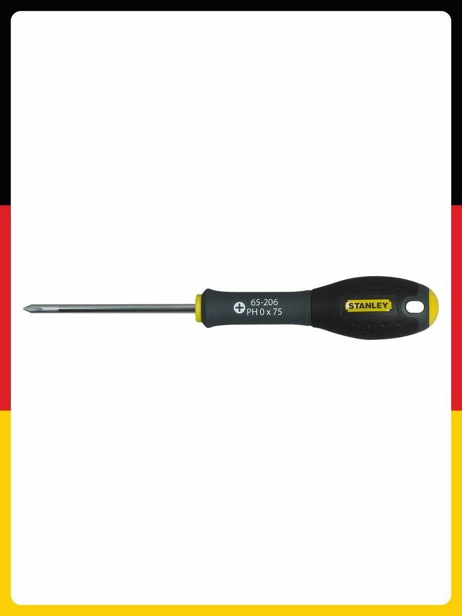 Отвертка Stanley FatMax PH0 75 мм