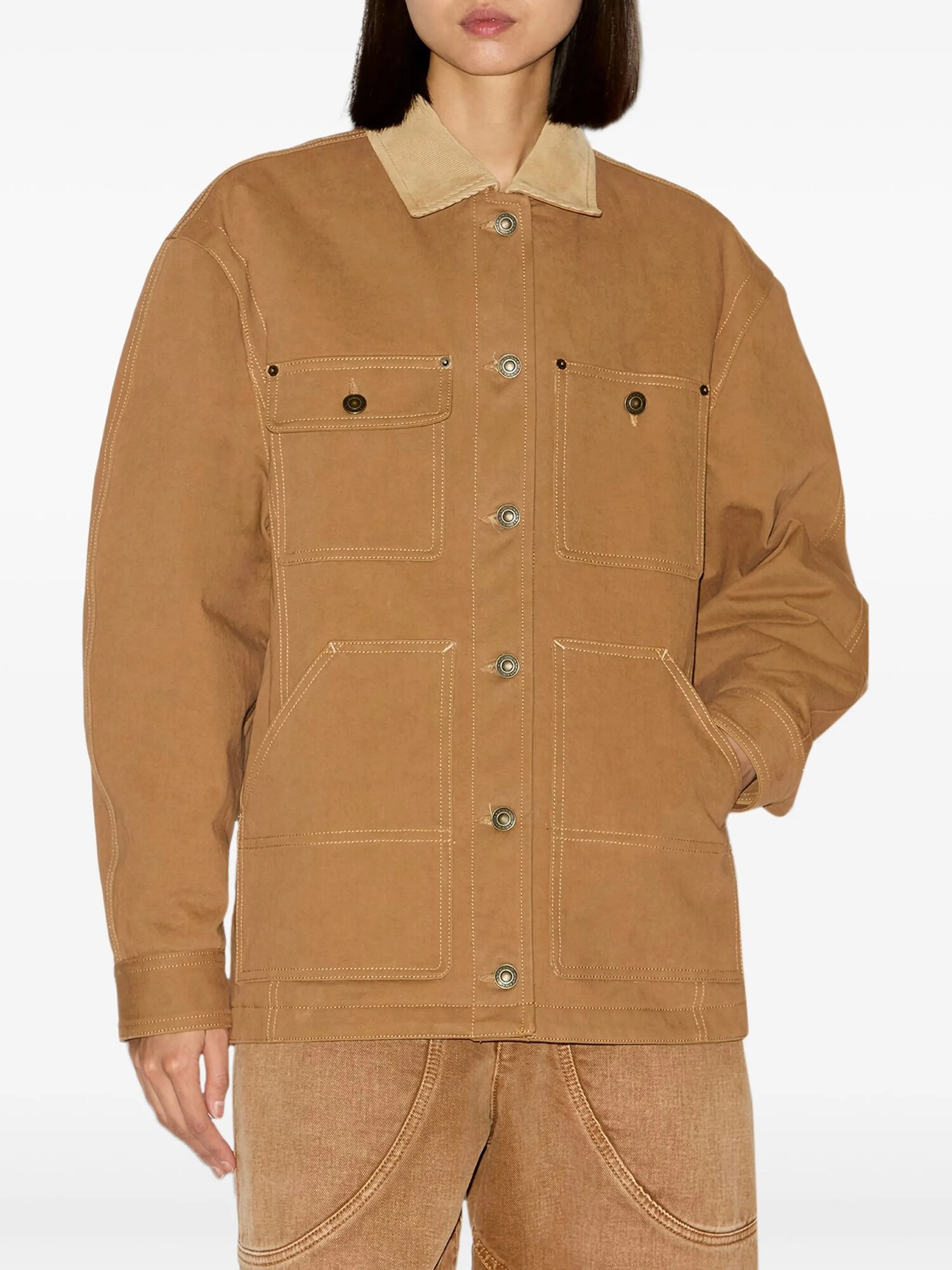 Куртка Isabel Marant Ninon, размер 36, brown — фото 1