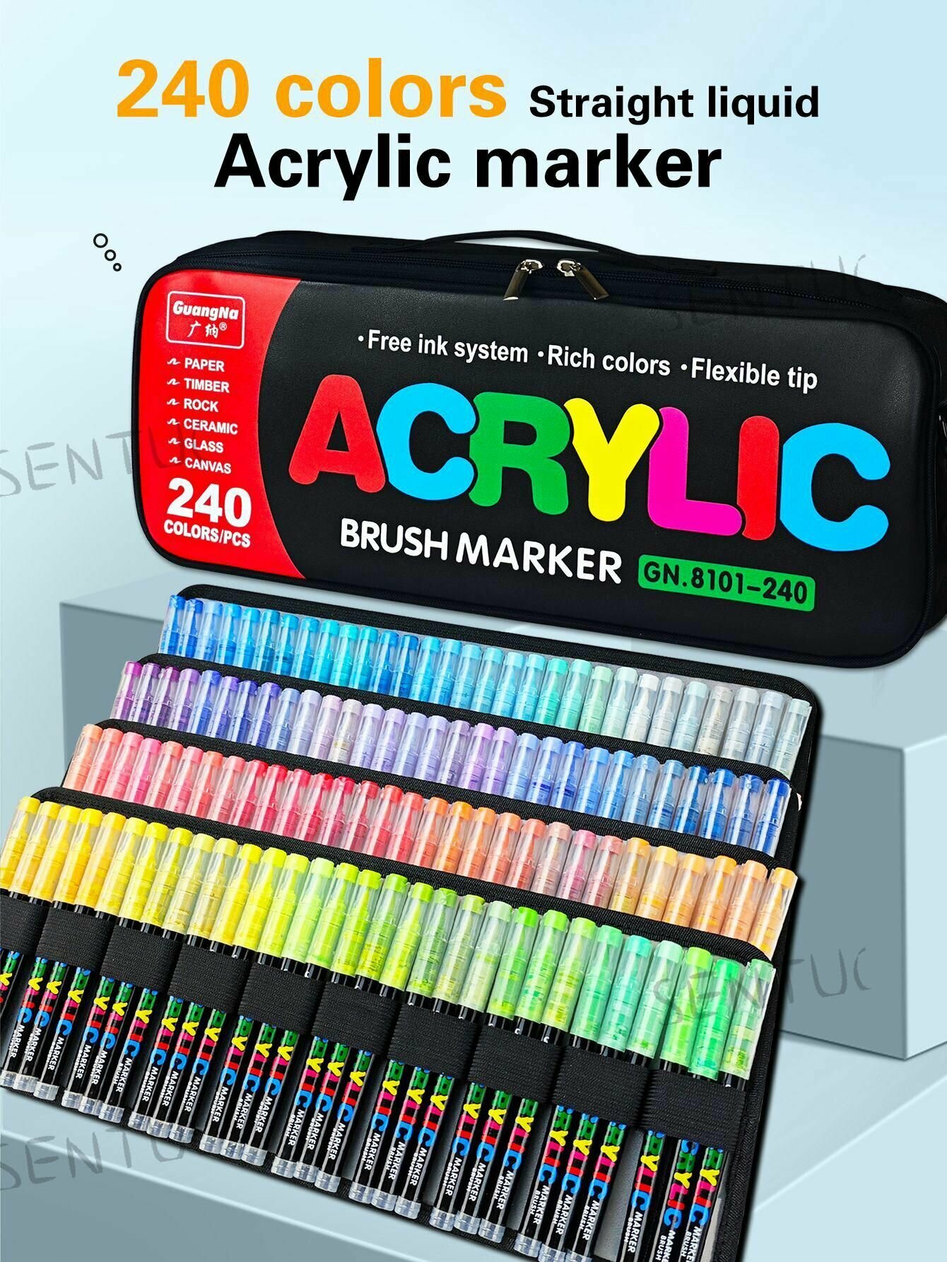 Маркер для граффити 240-2 V, перманентный, акриловая основа, 1 шт