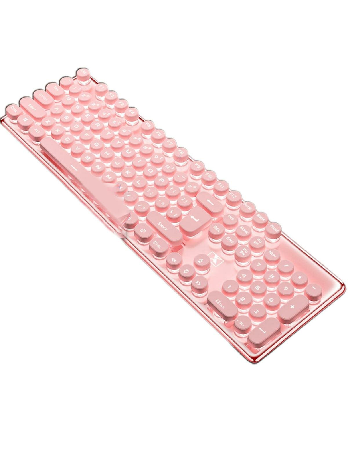 USB Wired Mechanical Gaming Keyboard with Chromatic Color Backlit 108 Keys RGB Keyboard for Windows for Mac PC Gamers