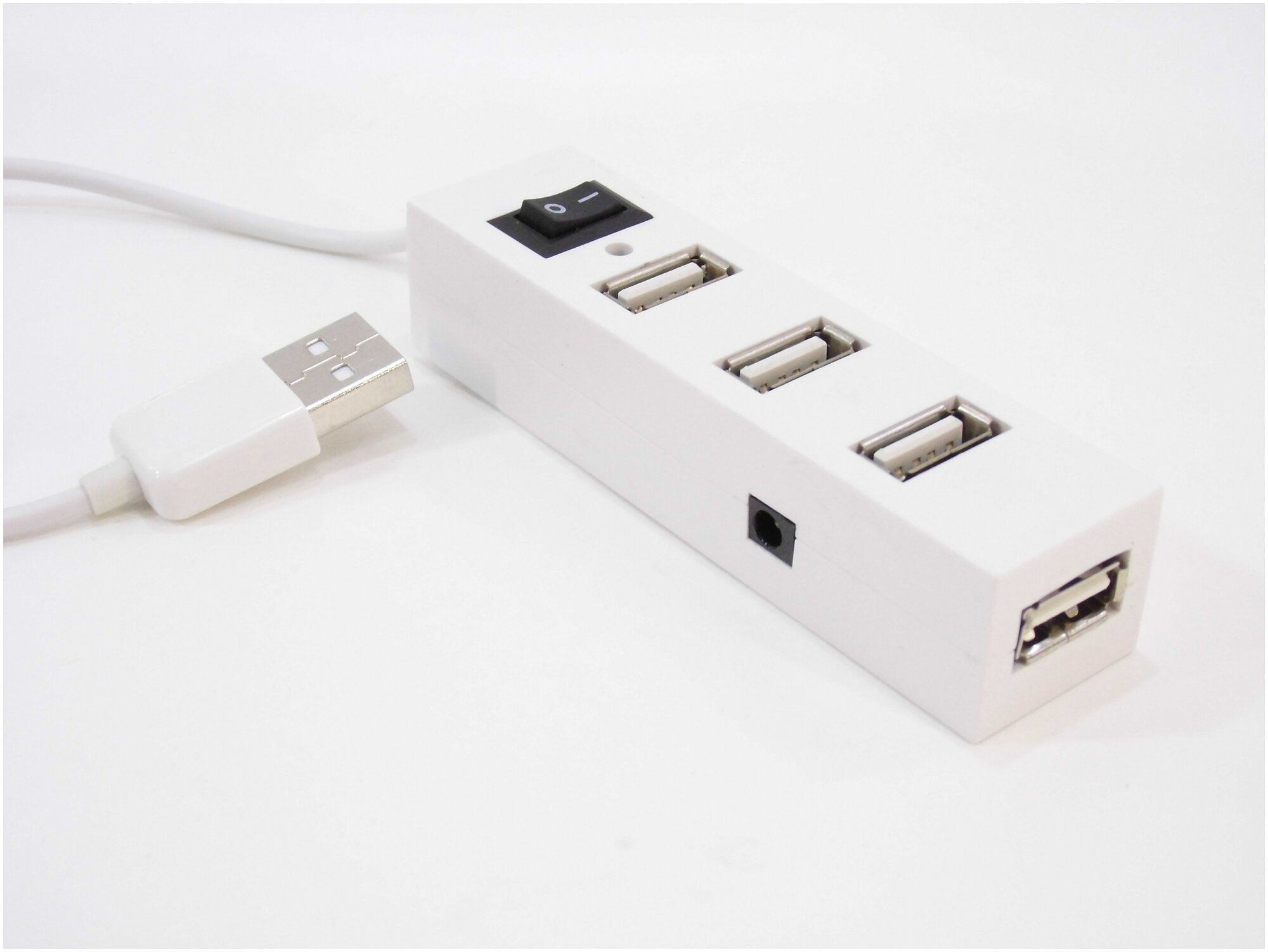 USB-концентратор HB-6068F 4 USB-порта белый с возможностью включения / выключения