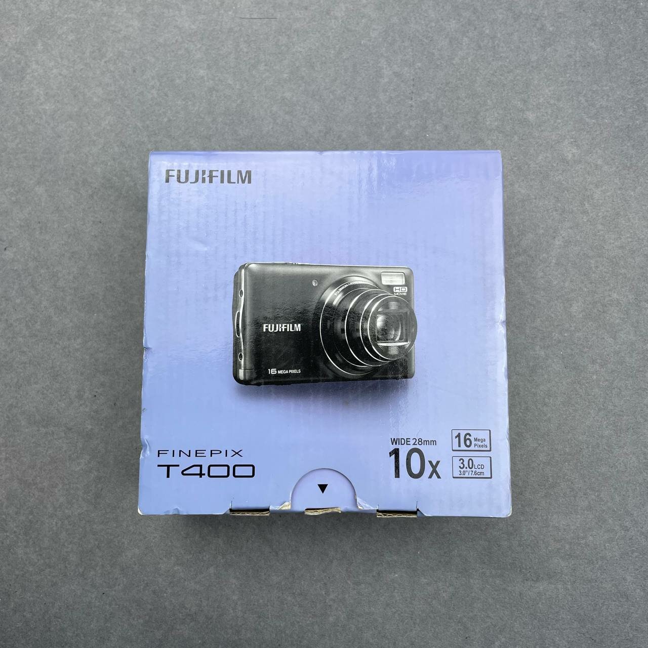 Цифровой компактный фотоаппарат Fujifilm FinePix T400, 16 МП, красный, с коробкой