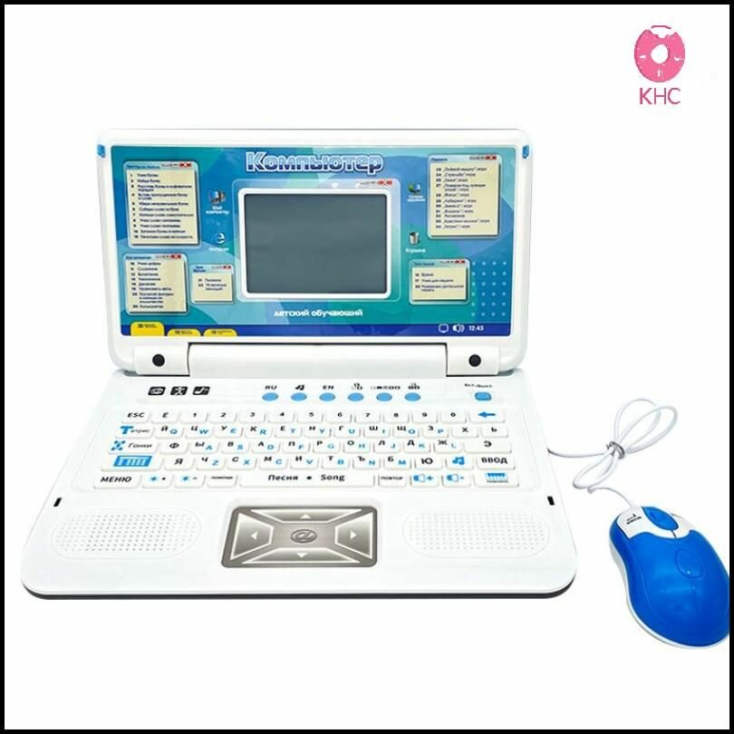 Детский развивающий компьютер для ребенка с мышкой/Развивающий компьютер для ребенка -jua