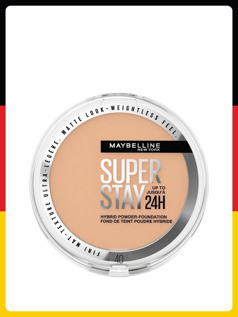 Пудра Maybelline New York Super Stay Hybrides Puder Foundation 40, 9 г