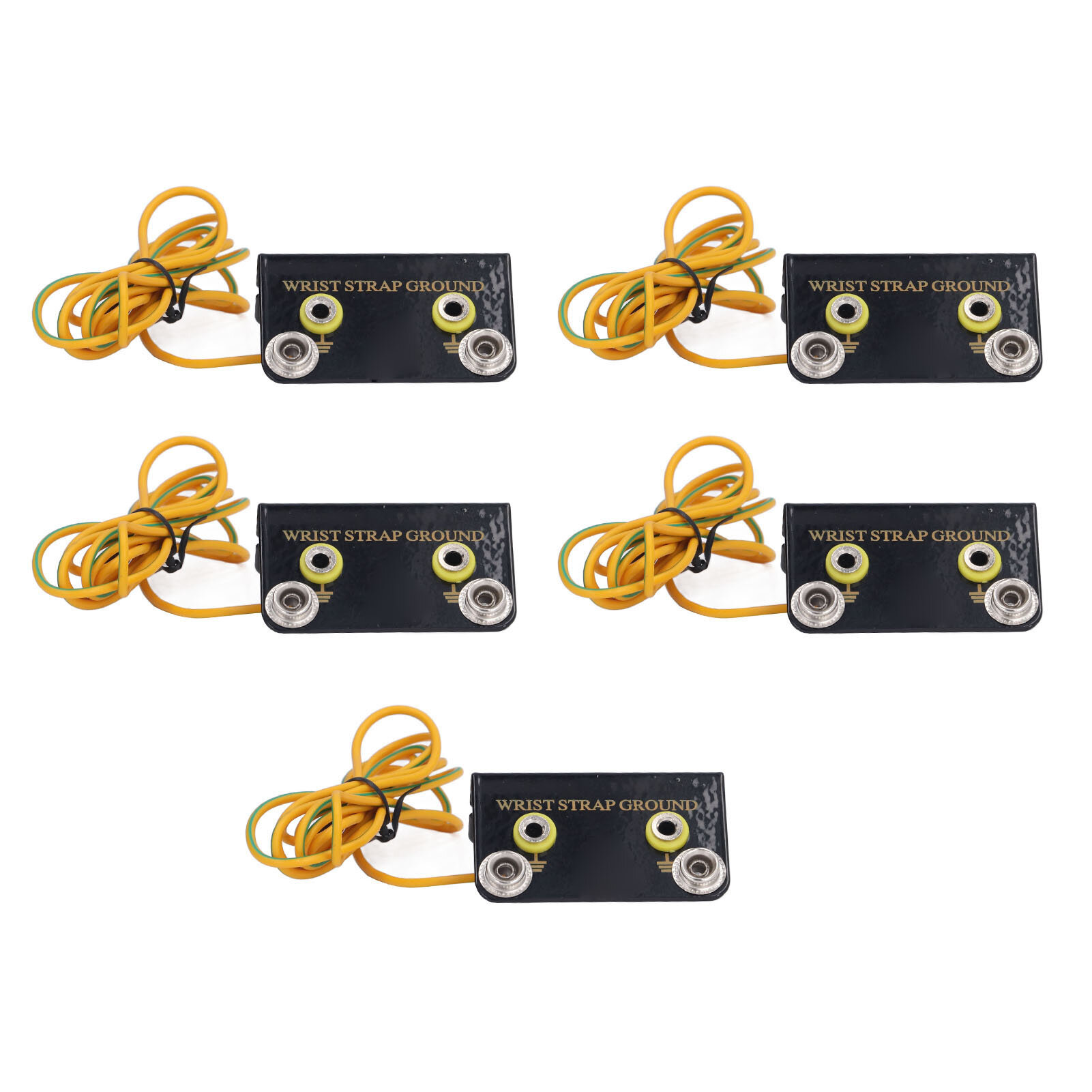 5 шт. ремешки на запястье, заземляющий разъем, система заземления ESD, L-образная форма, антистатическая.