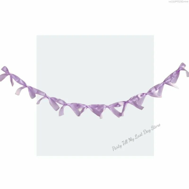 Розовые, белые, синие атласные банты для декора Сиреневый, Purple