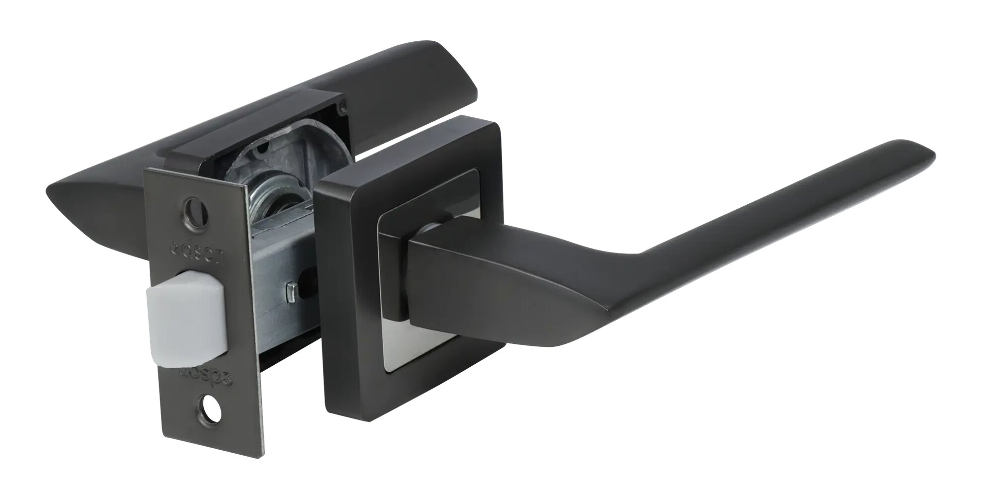 Дверные ручки Edson P14Q1, без запирания, цвет графит