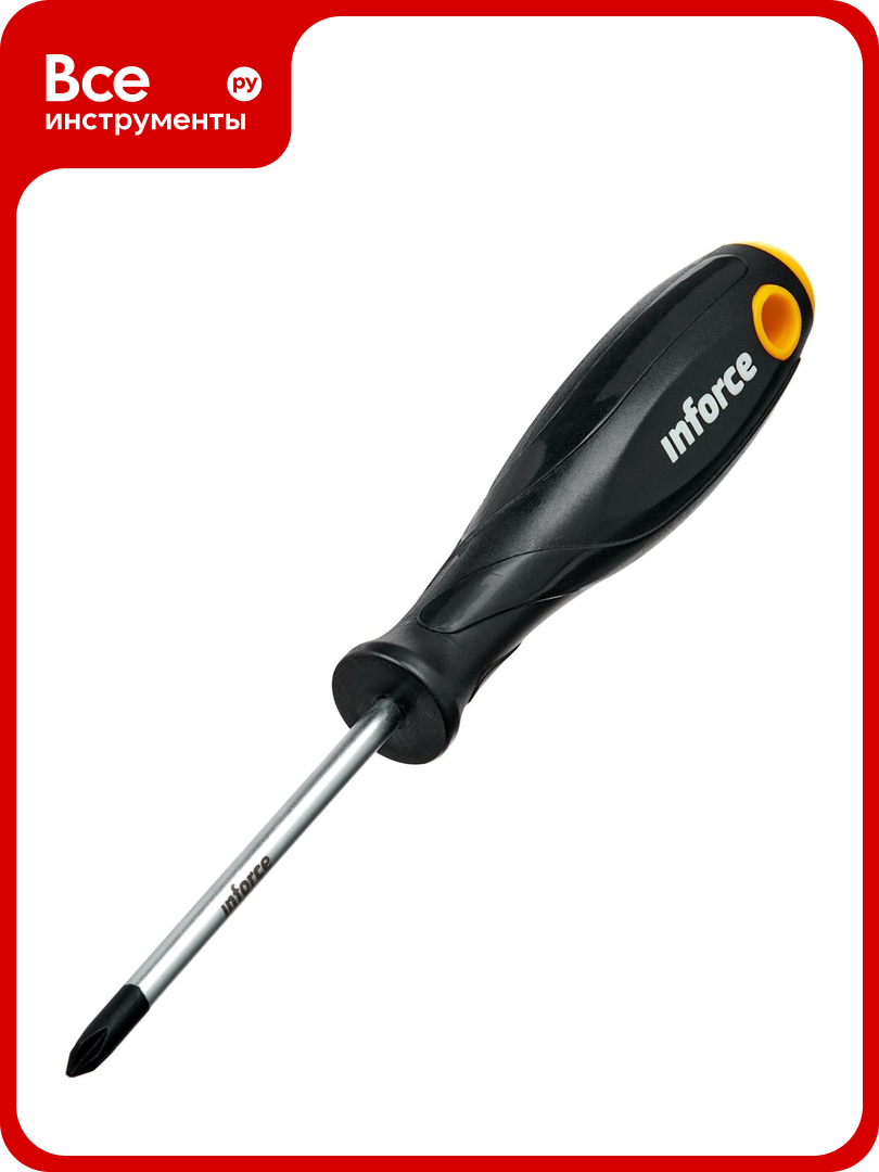 Крестовая отвертка Inforce PH1x80 06-09-55
