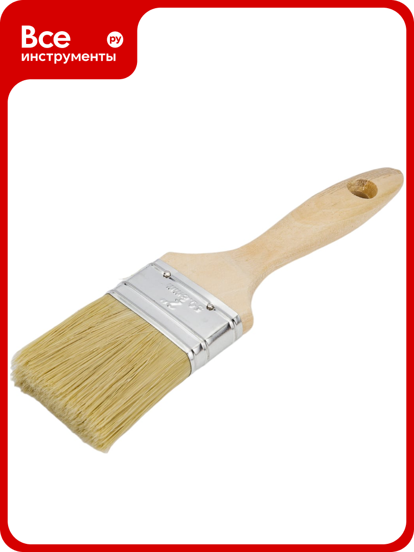 Флейцевая кисть Политех светлая щетина 2 люкс 1505020