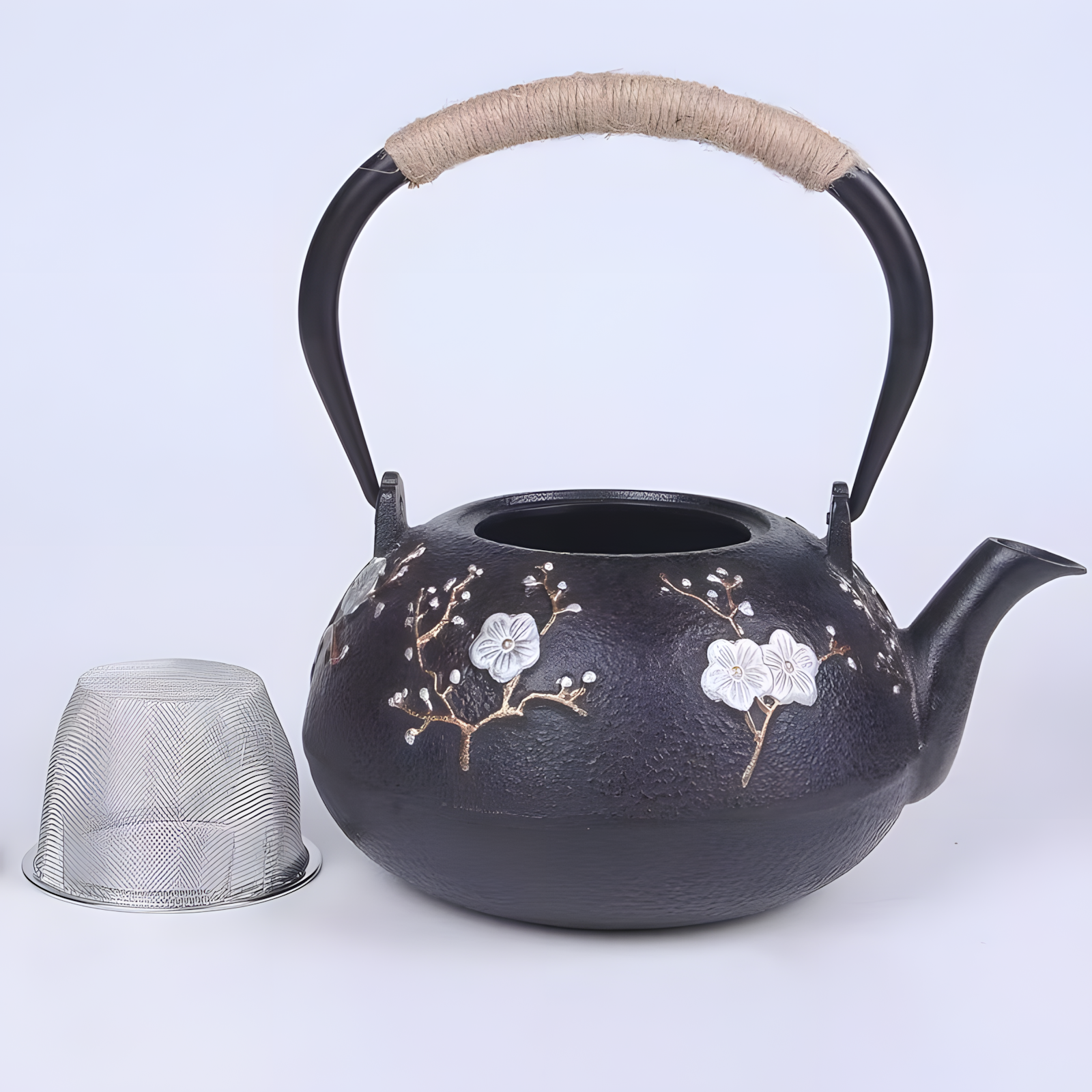 Чайник заварочный U85I, железо, 1.2л, черный, бронза, желтый