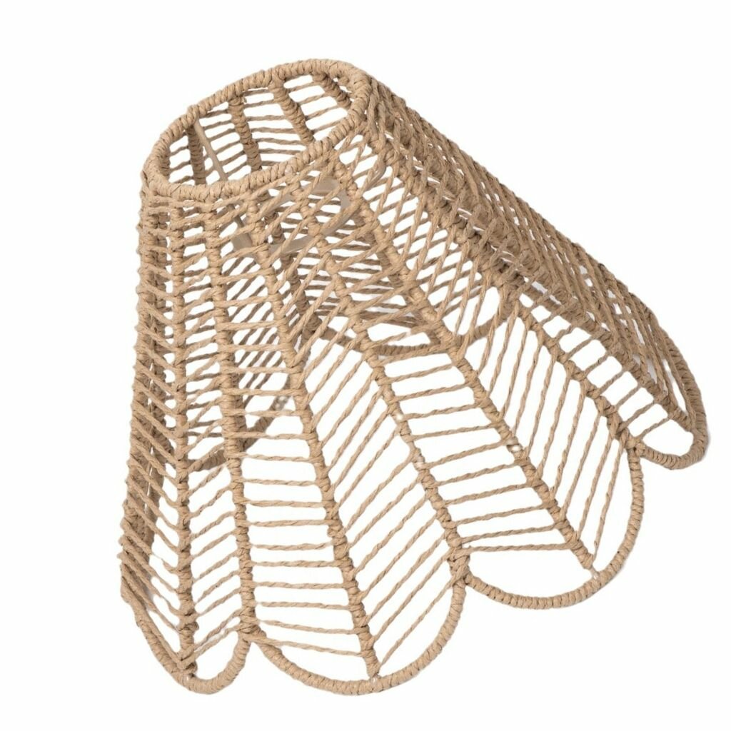 Американский деревенский ручной плетеный абажур из бумажного шнура