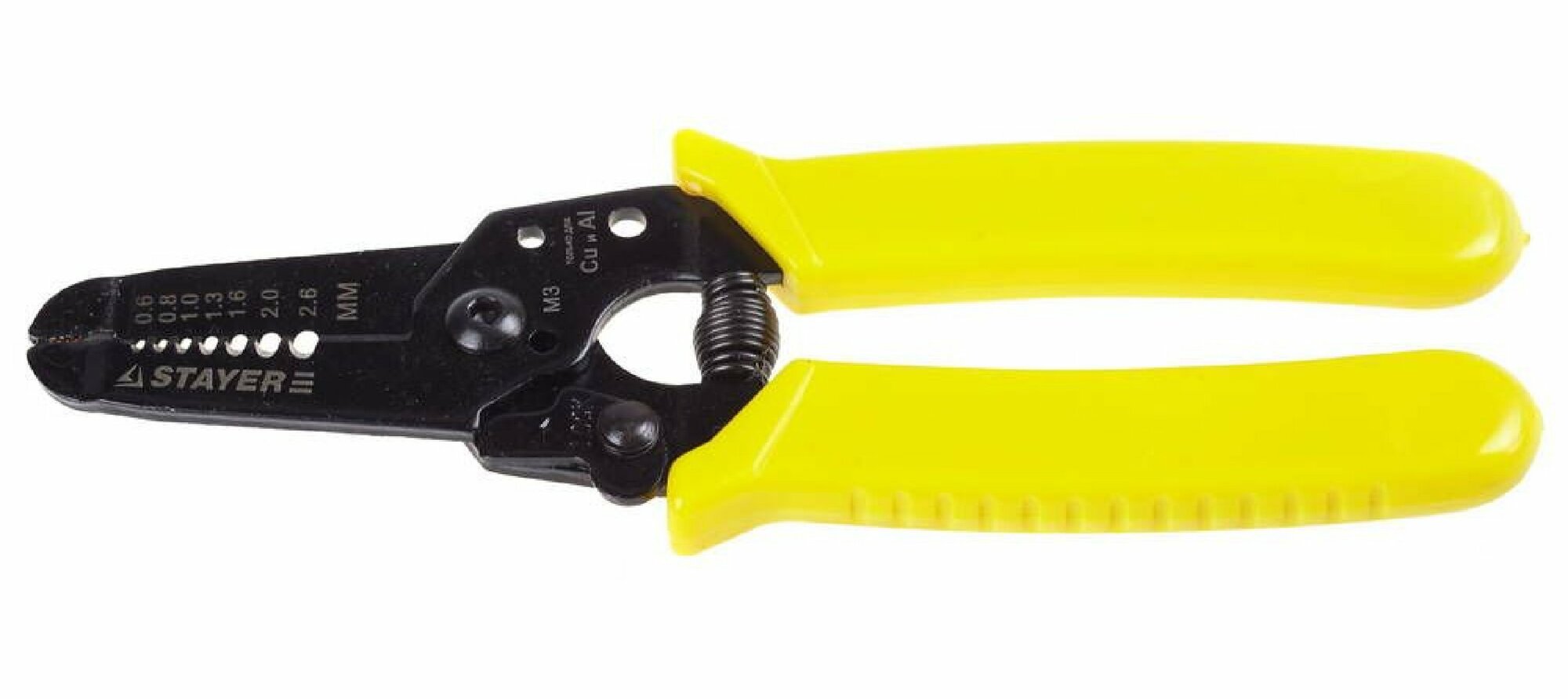 Многофункциональный стриппер STAYER PS-26 0.6–2.6 мм 165 мм с кусачками пассатижами винторезом М3 и блокиратором рукояток
