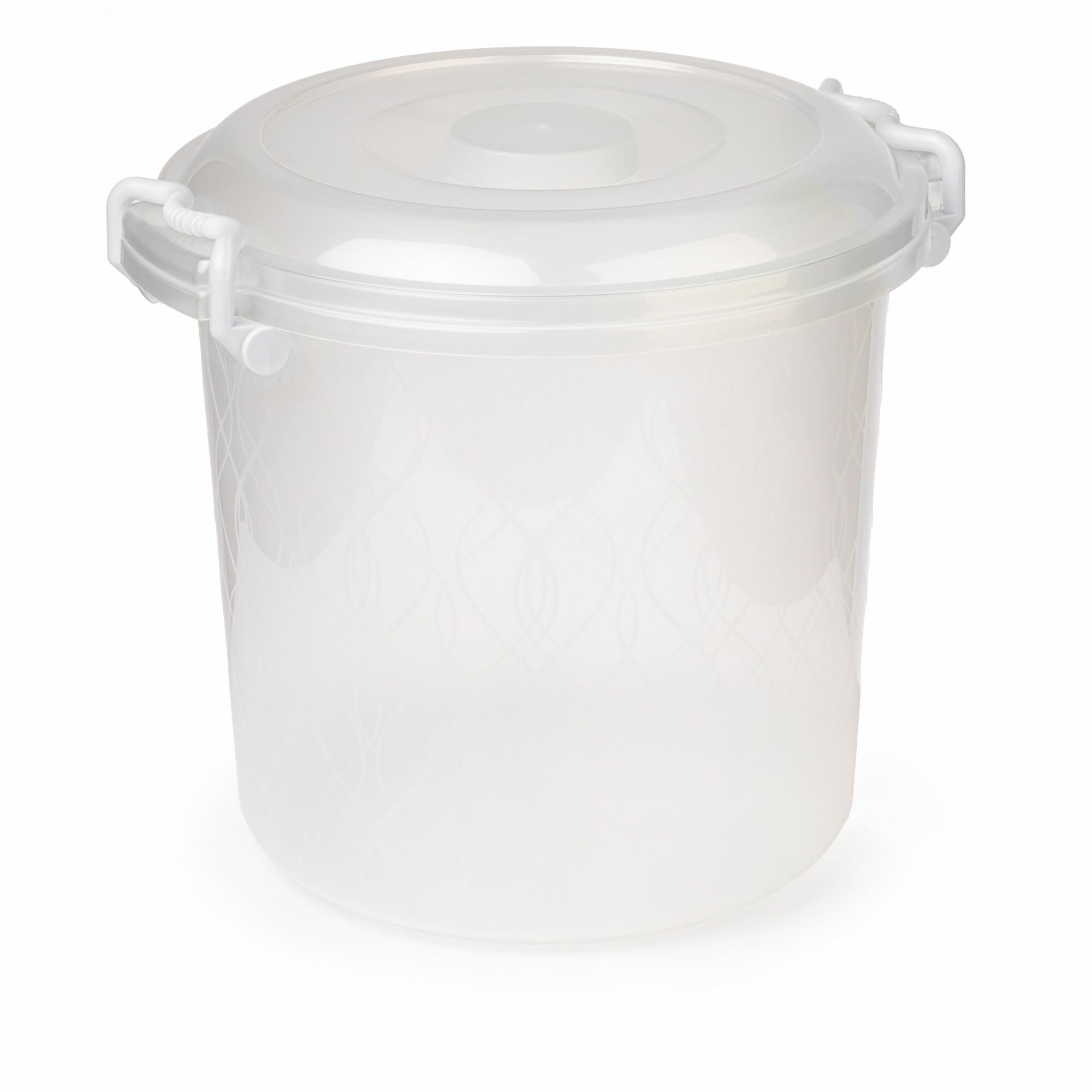 Контейнер для хранения круглый с ручками 10л М6762