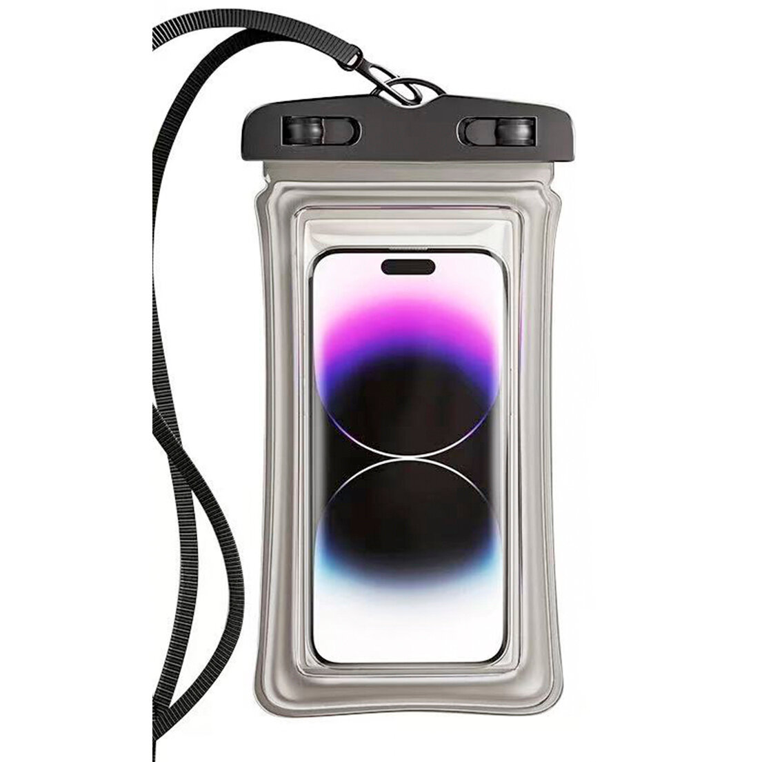 Чехол универсальный влагоустойчивый с надувным бортиком, черный