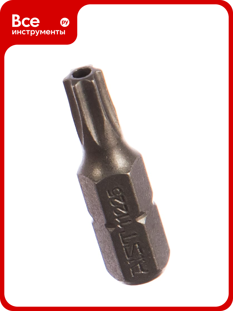 Бита TORX с отверстием под штифт T25, 1/4" AIST 1122525TT 00-00016445