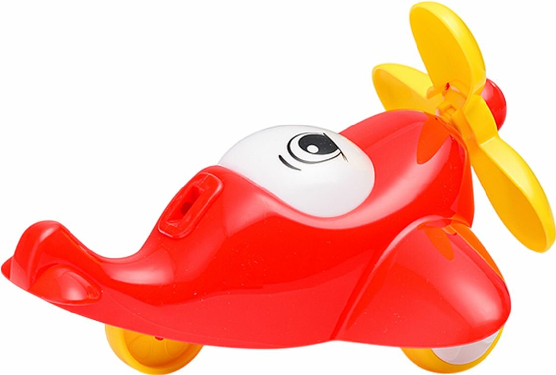 Детская игрушка-покатушка "Самолет" для катания и игр, развивающая игрушка-каталка для малышей