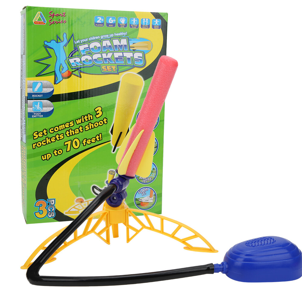 Kid Plastic Sports Game Children Rocket Launcher Семейная интерактивная игрушка на открытом воздухе