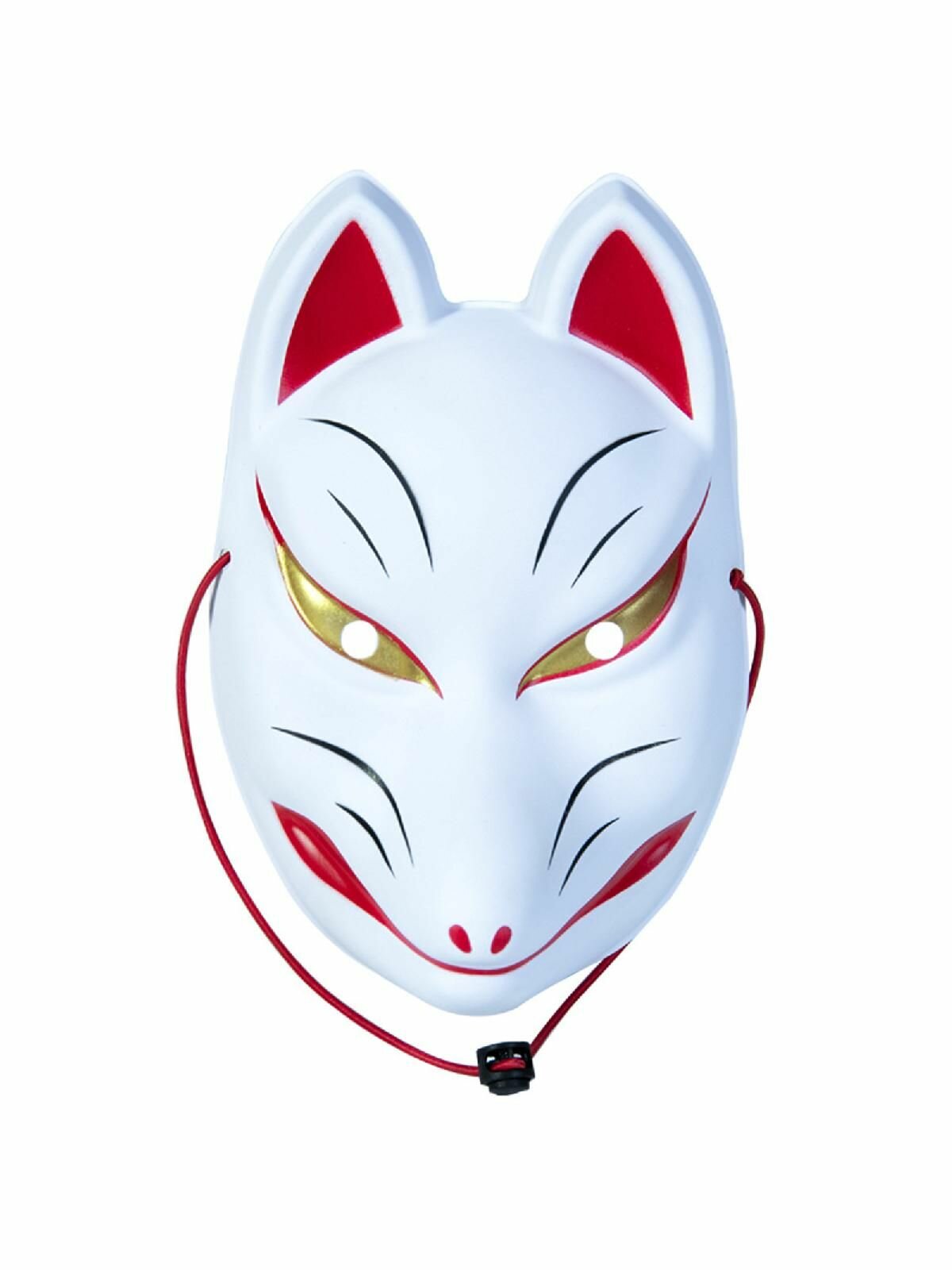 Маска лисы для Хэллоуина, Белый