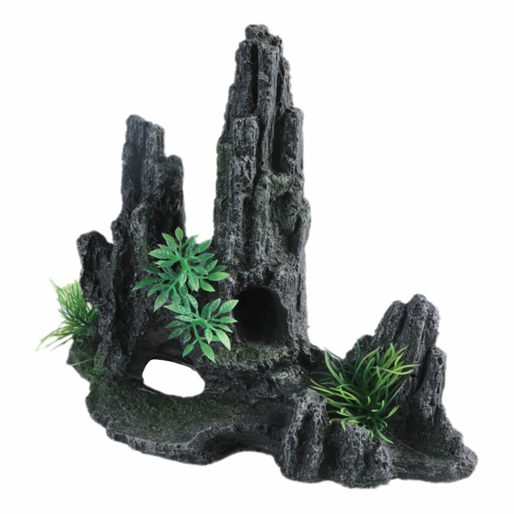 Искусственная скала для озеленения аквариума