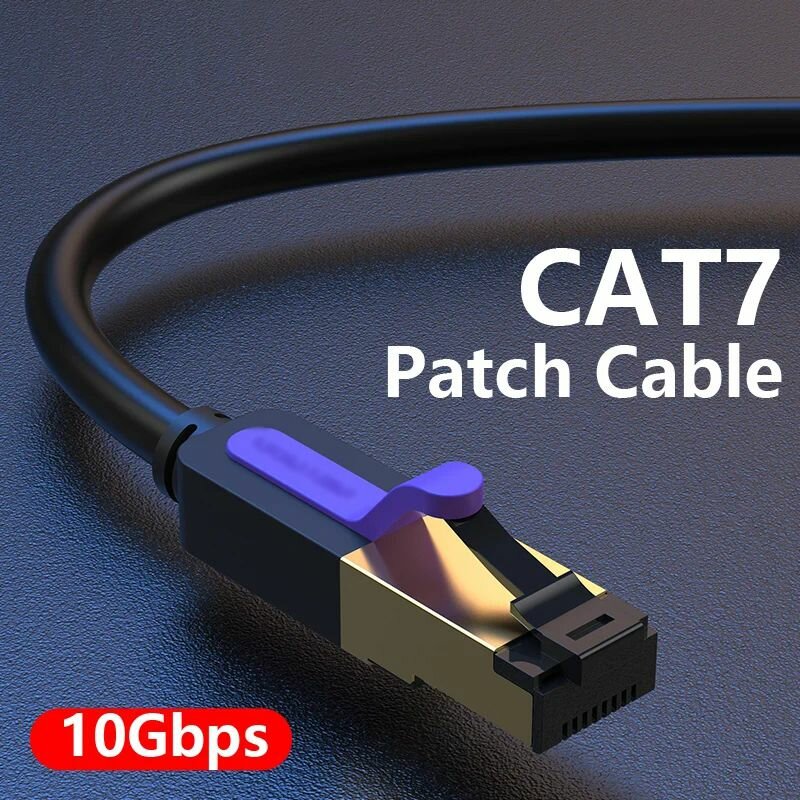 Кабель Ethernet RJ 45 Cat7, сетевой кабель STP RJ45 для Cat6, совместимый патч-корд для маршрутизатора, кабель Ethernet Cat7