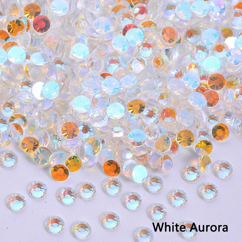 Стразы White Aurora SS10, 1440 шт. для рукоделия