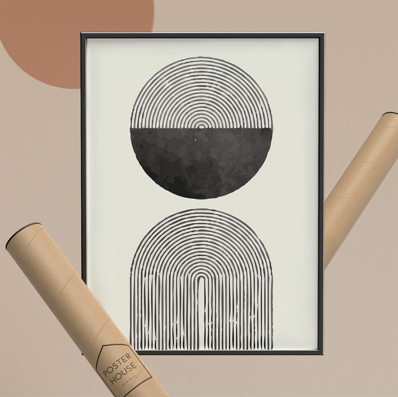 Название: Постер фигуры, абстракция 30х40 см без рамы/ Минимализм/ Плакат для интерьера, в подарок