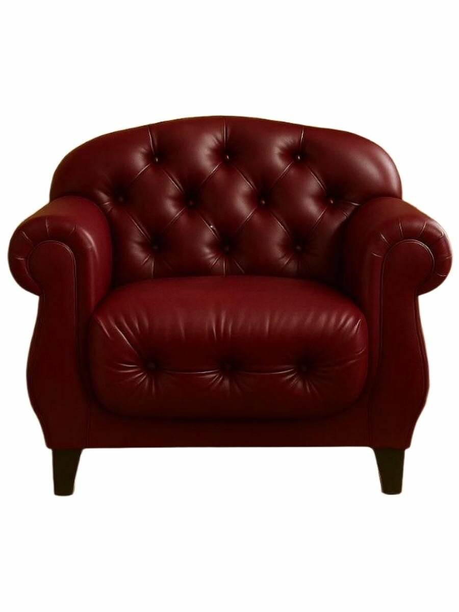 Кресло Честерфилд-1 бордовый