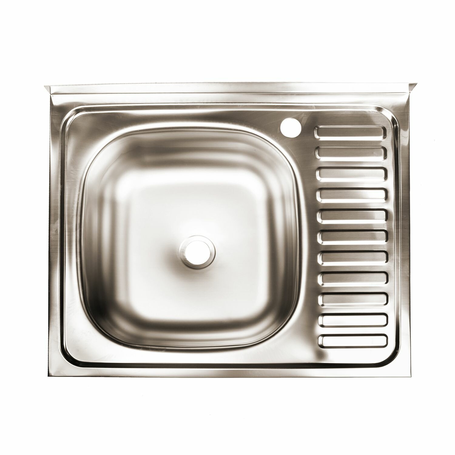 Мойка 60х50 (0,4) лев вып 1 1/2 (глуб. 13см)