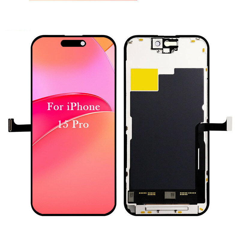 Дисплей для iPhone 15 Pro с тачскрином Черный - (In-Cell) (площадка под IC)