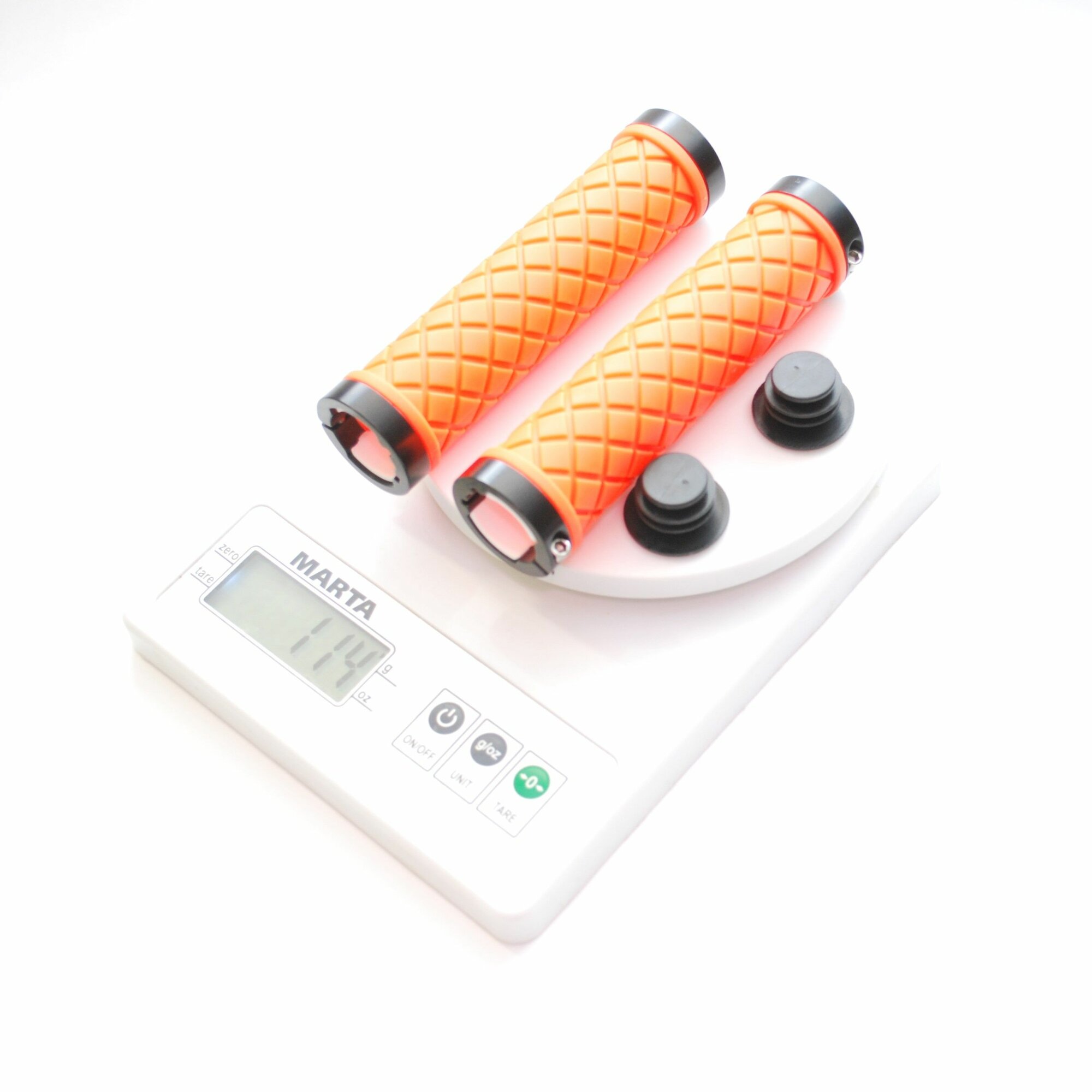 Ручки для руля, грипсы MTB GENOME Lapki II (оранжевый) яркие!